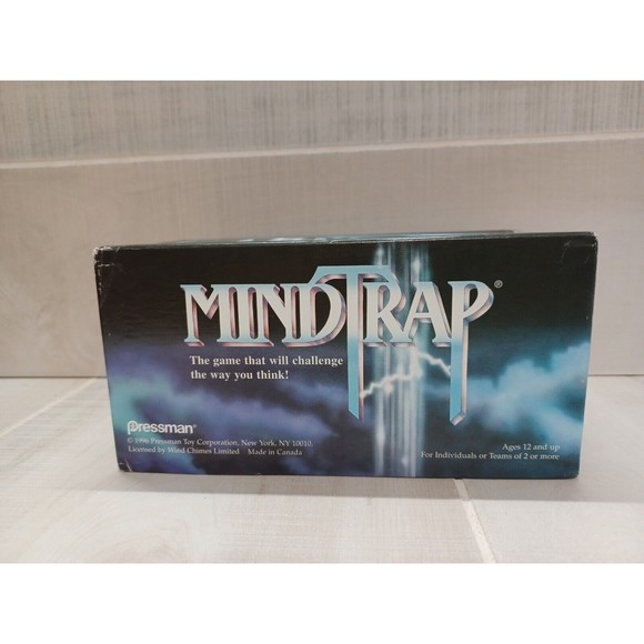 Pressman | Toys | Mindtrap Game 996 Vintage Family Trivia Card Game ...